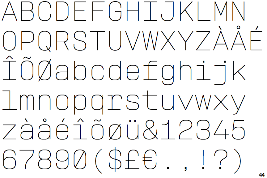 Identifont - Hurme FIN Mono 1a Thin