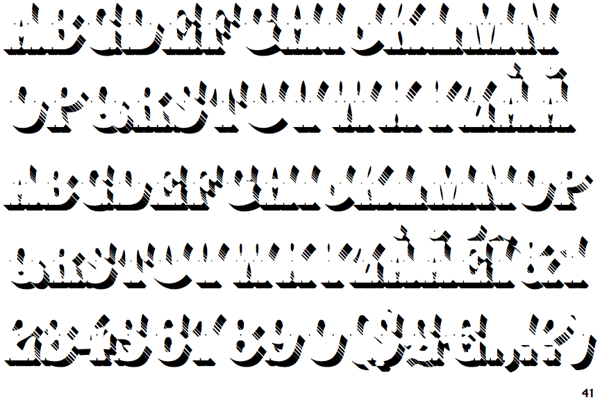 Identifont - Show Shadow Two