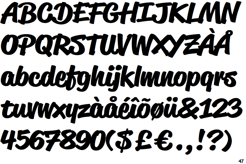 Identifont - Reklame Script Bold