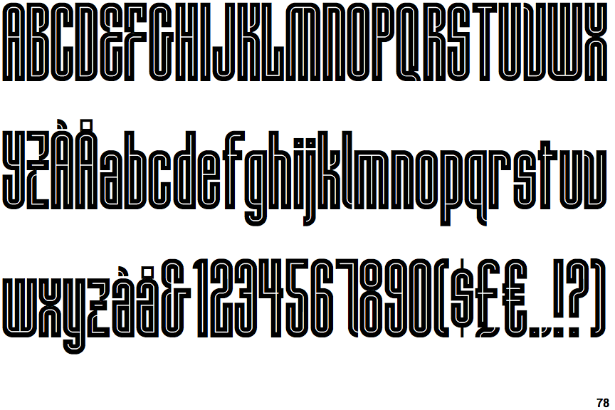 Identifont - Lustig Elements Inline