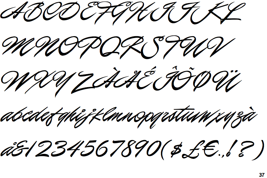 Identifont - P22 Casual Script