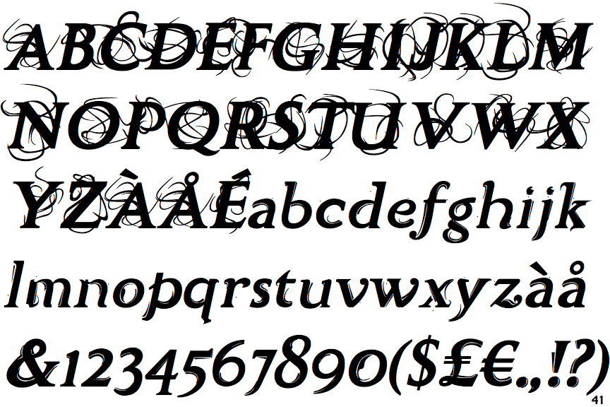 Identifont - P22 Curwen Maxima