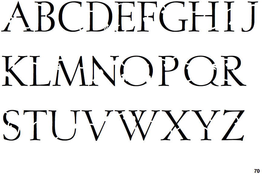 Identifont - P22 Posies Letter