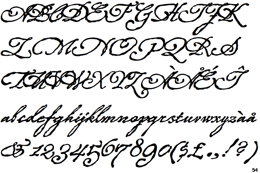 Identifont - P22 Roanoke Script