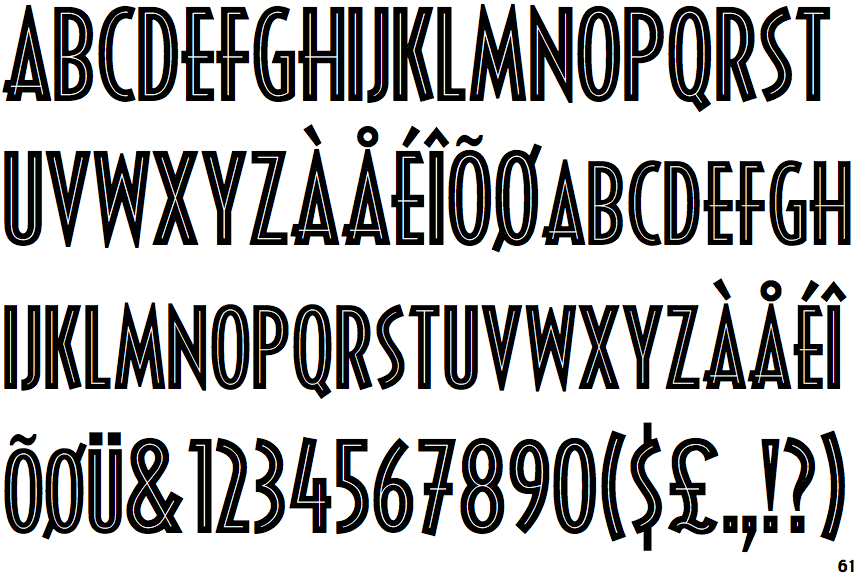 Identifont - Decotura Inline