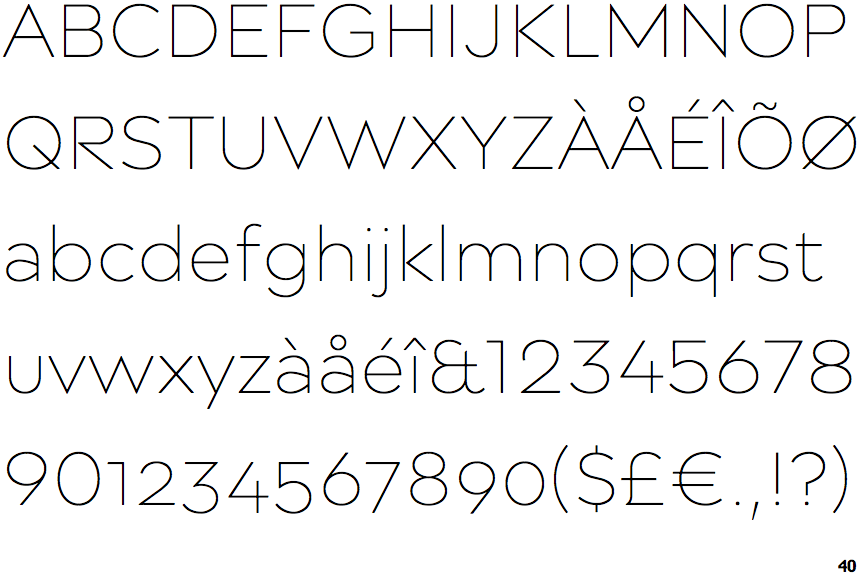 Identifont - Matteo Thin