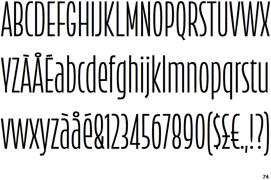 Identifont - Picket Extra Light