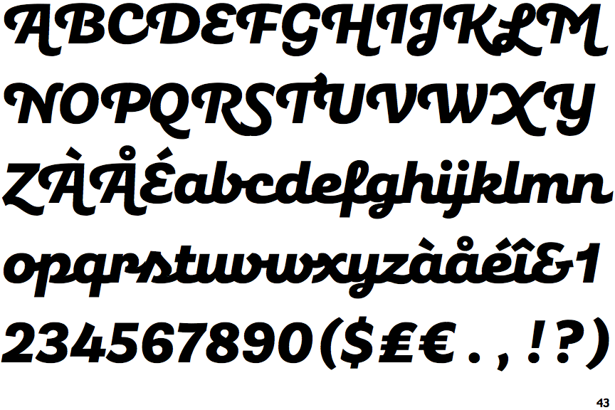 Identifont - Tidy Script Bold