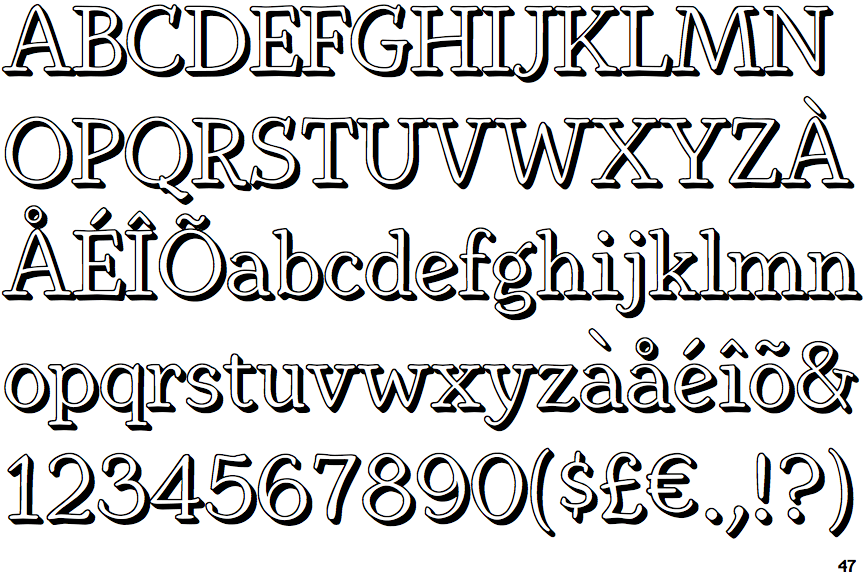 Identifont - Youbee Shadow