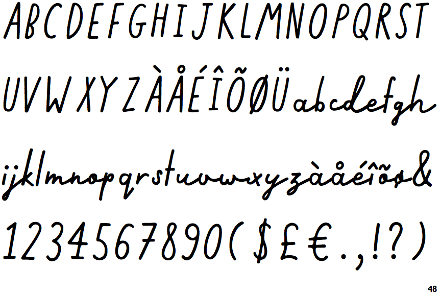 Identifont - Calder Script