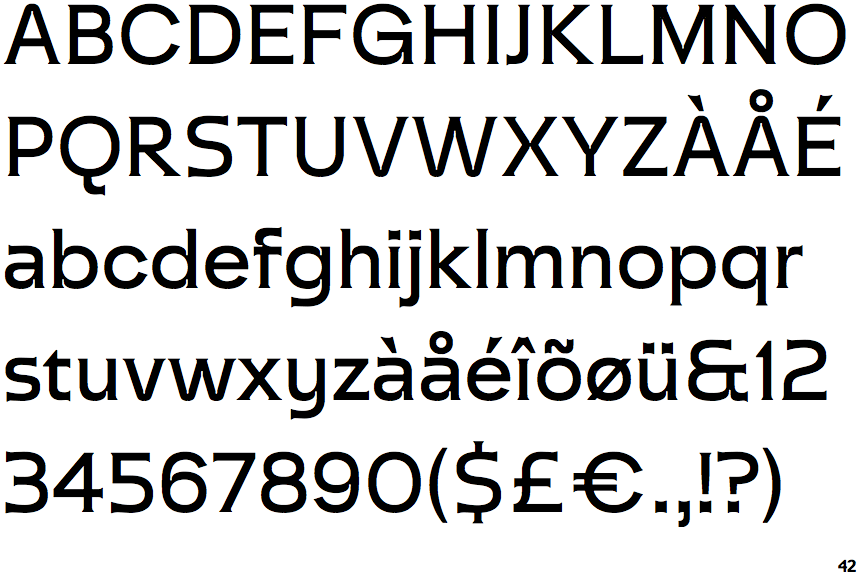 Identifont - Seboff Display Light