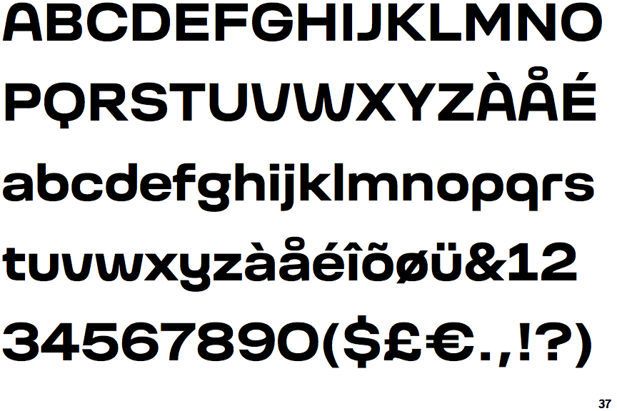 Identifont - Toroka Wide Bold
