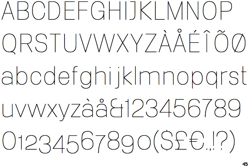 Identifont - Uninsta Light