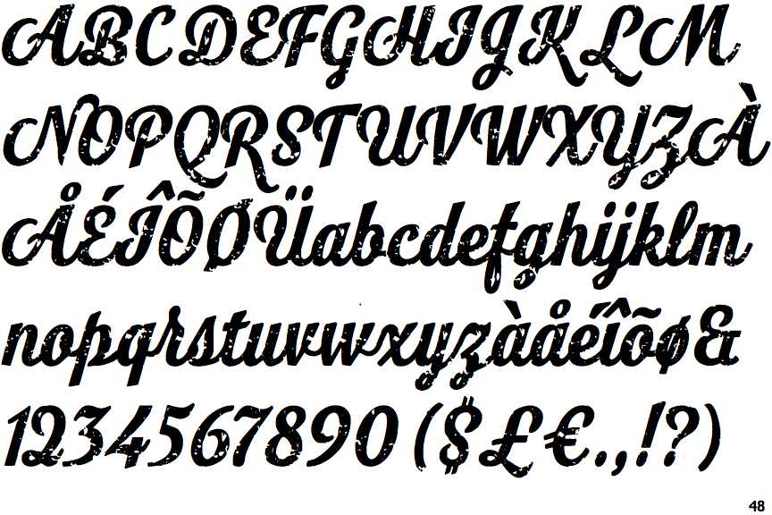 Identifont - Look Script Rough Bold