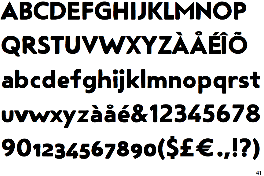 Identifont - Steagal Rough Bold