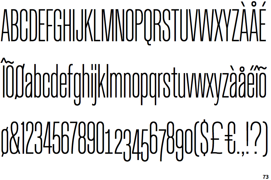Identifont - Etrusco Now Compressed Thin