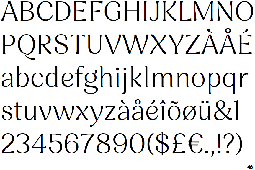 Identifont - Nave Light