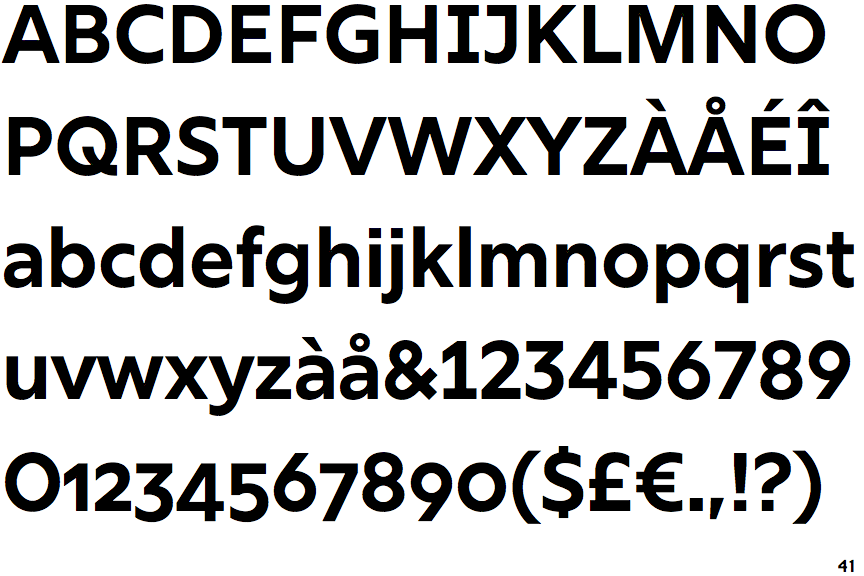 Identifont - Rig Sans Bold