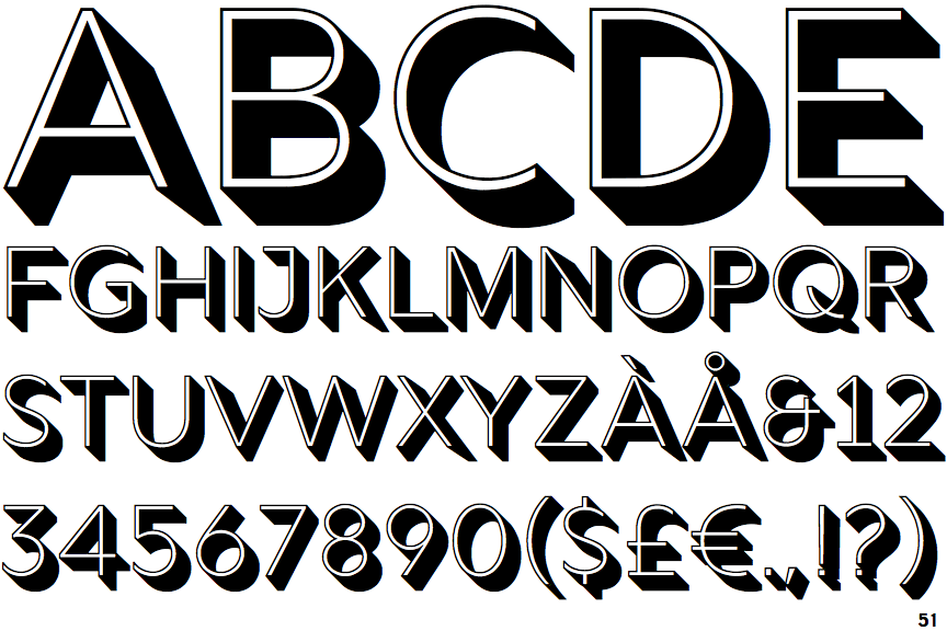 Identifont - Rig Solid Light Fill