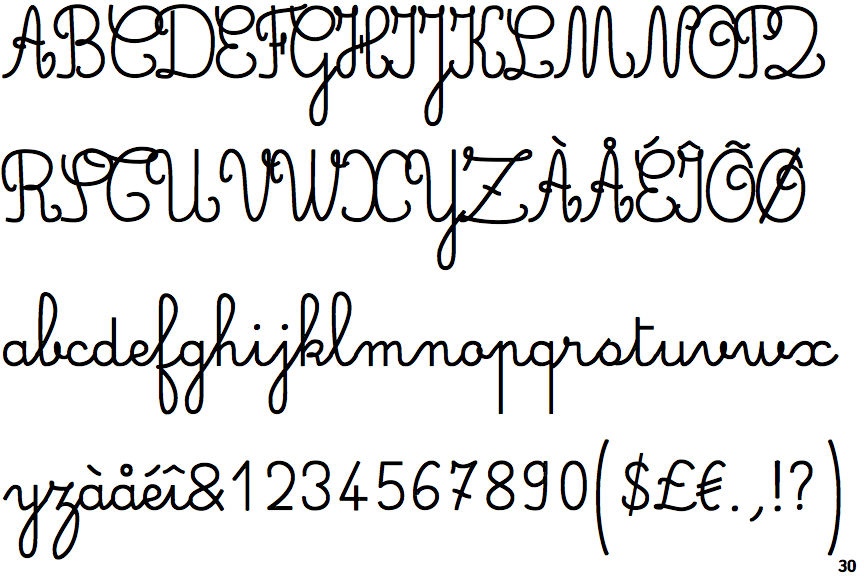 Identifont - Simple Ronde