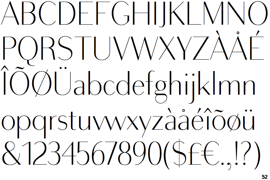 Identifont - Bodoni Sans Display Light