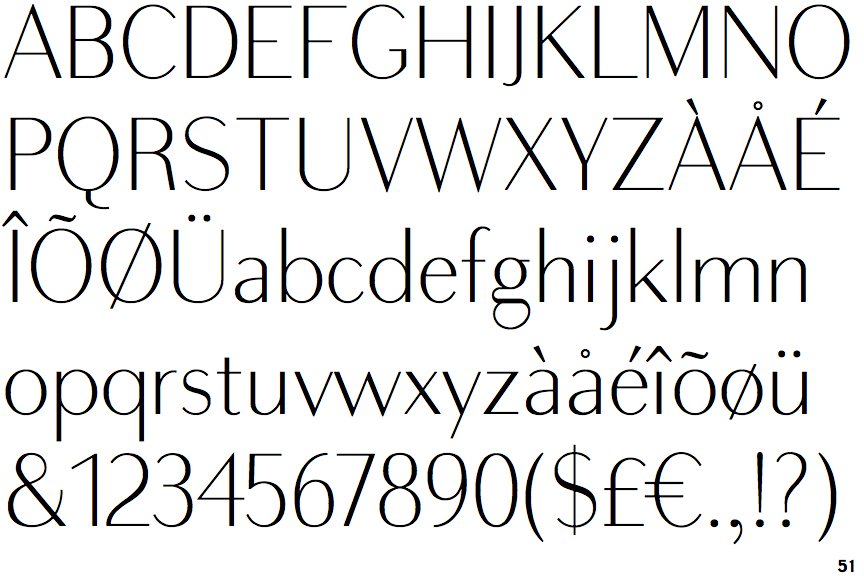 Identifont - Bodoni Sans Light