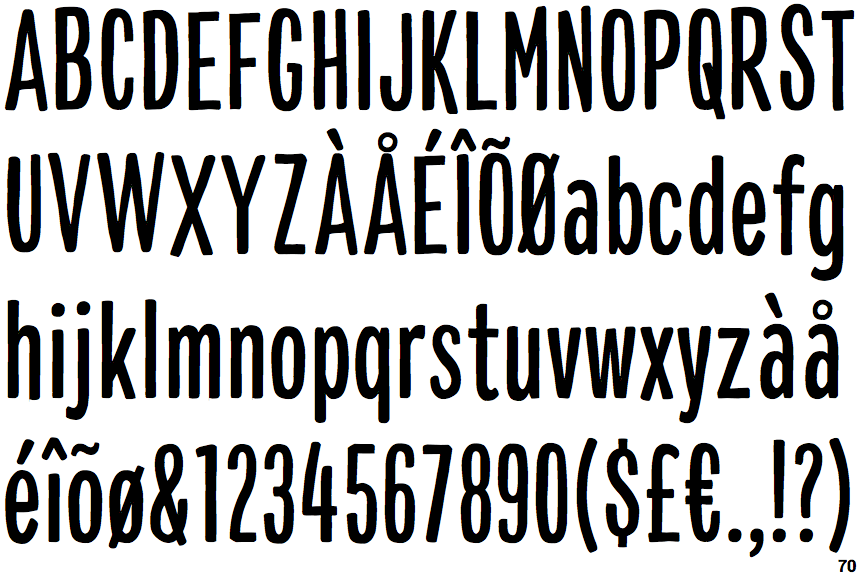Identifont - Colby Compressed