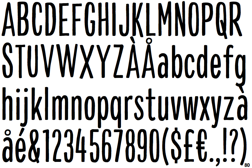 Identifont - Colby Compressed Light