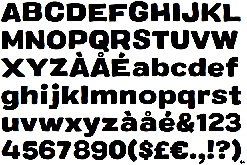 Identifont - Colby Extended Black