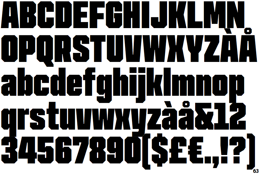 Identifont - Cutmark Narrow Super