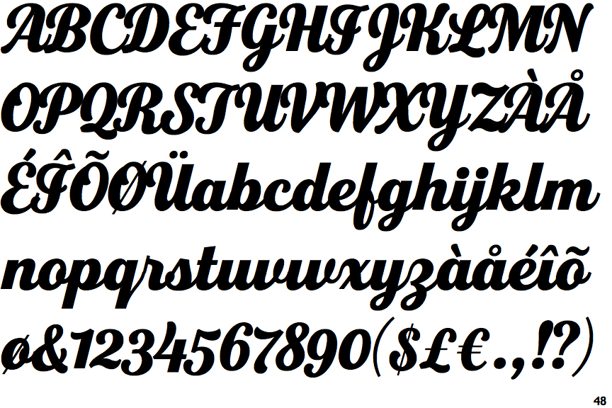 Identifont - Fourth Black