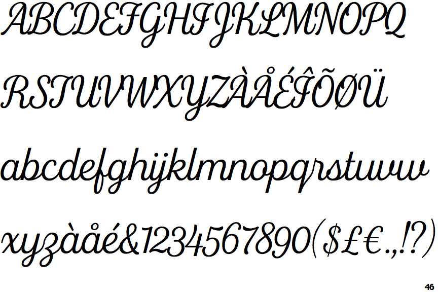 Identifont - Fourth Light