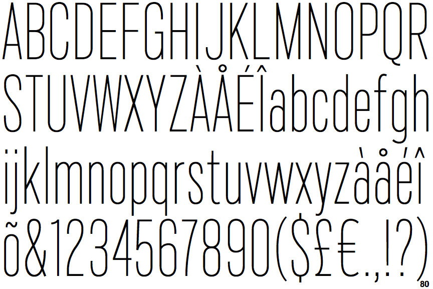 Identifont - Marsden Compact Hairline