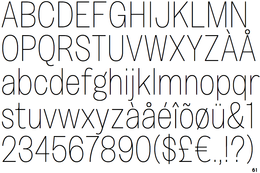 Identifont - Sundry Condensed Thin