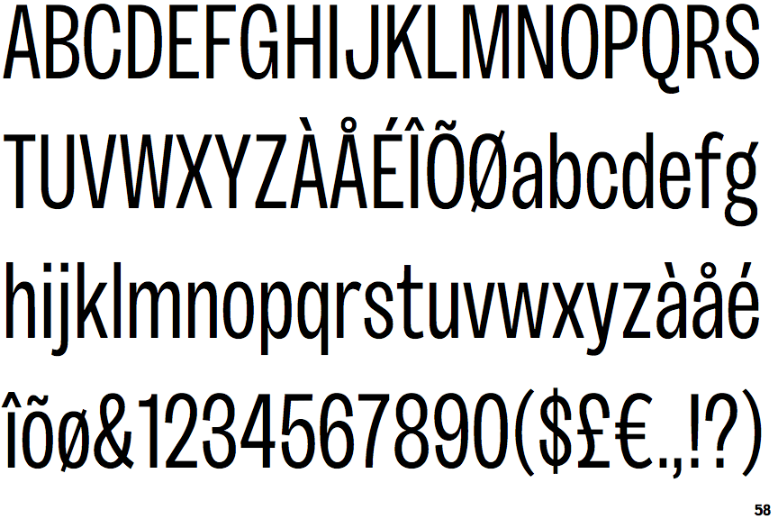 Identifont - Sundry Narrow