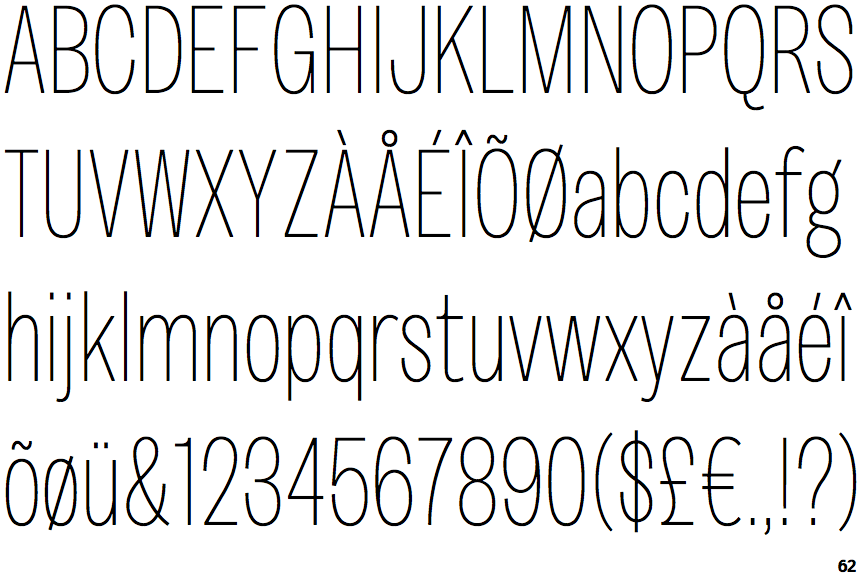 Identifont - Sundry Narrow Thin