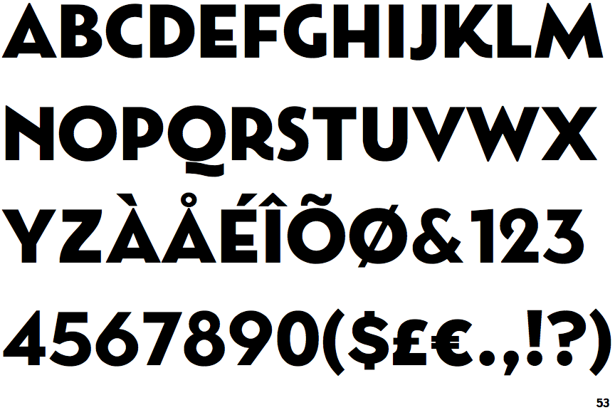 Identifont - Town Chic Black