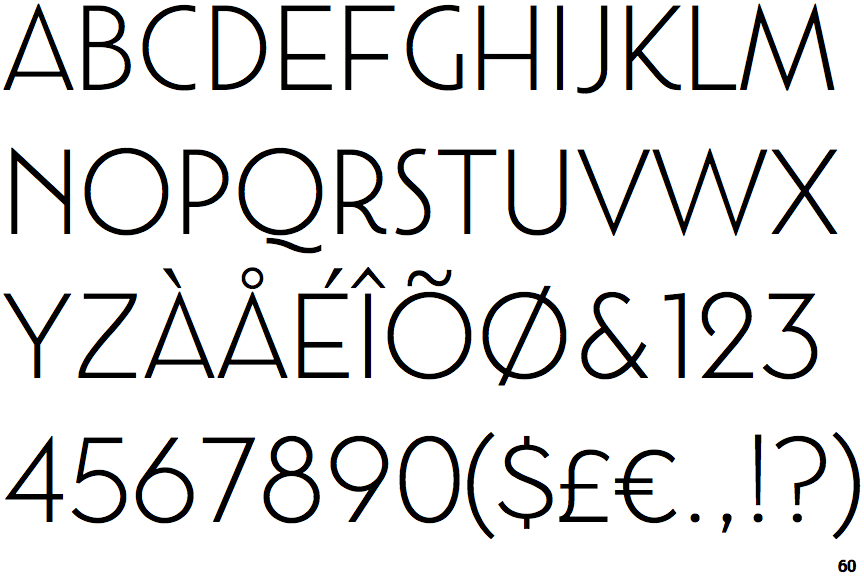 Identifont - Town Chic Light