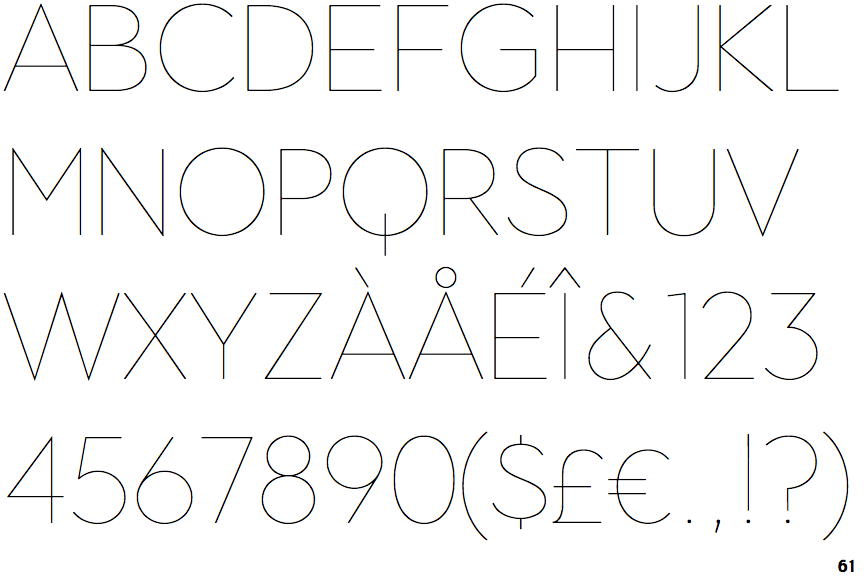 Identifont - Town Display Hairline