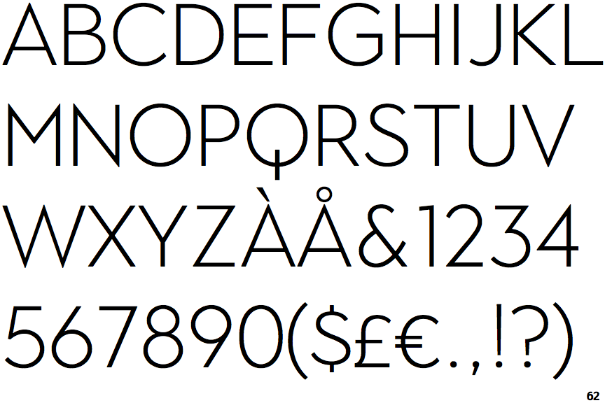 Identifont - Town Display Light