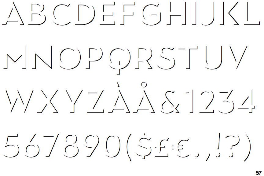 Identifont - Town Emboss Bold Stroke