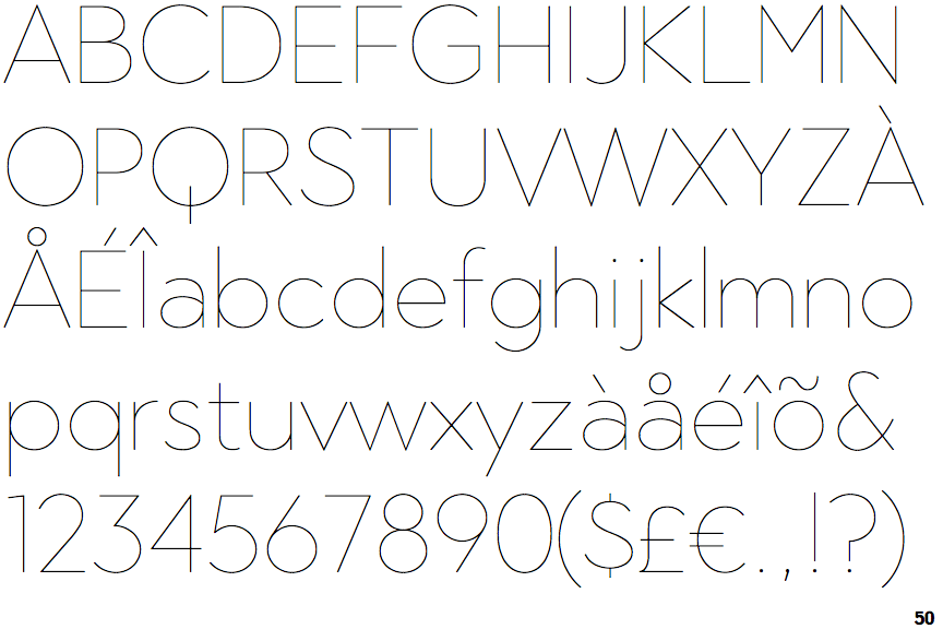 Identifont - Town Text Hairline