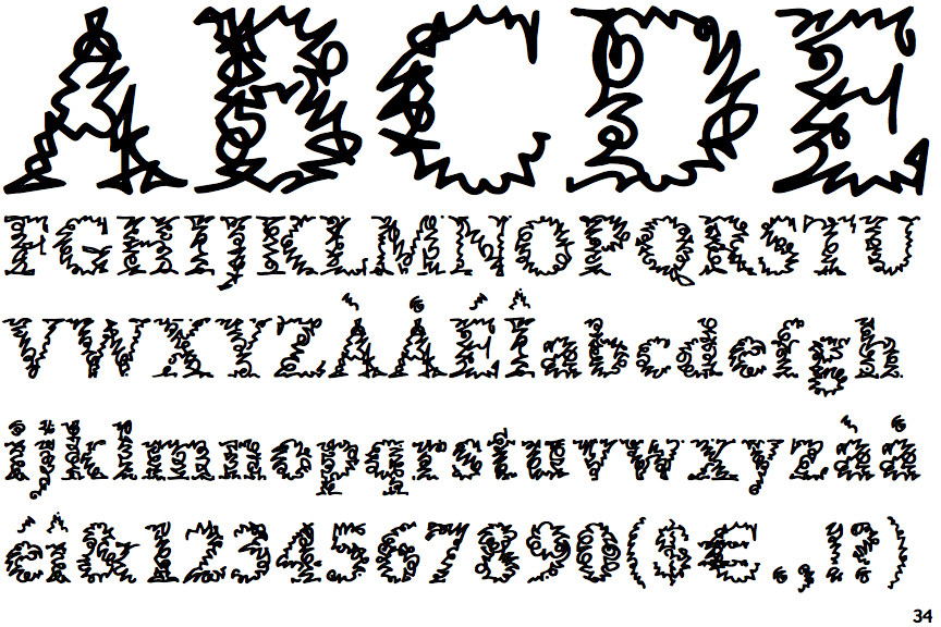 Identifont - A Morris Line