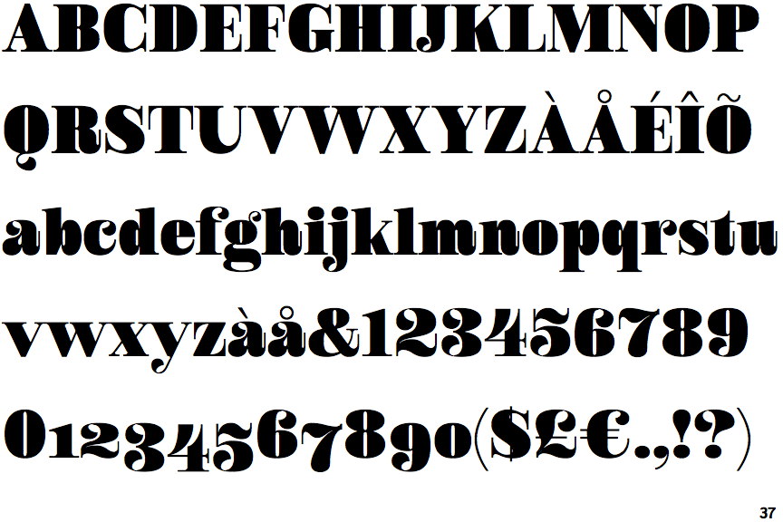 Identifont - Royalis Black