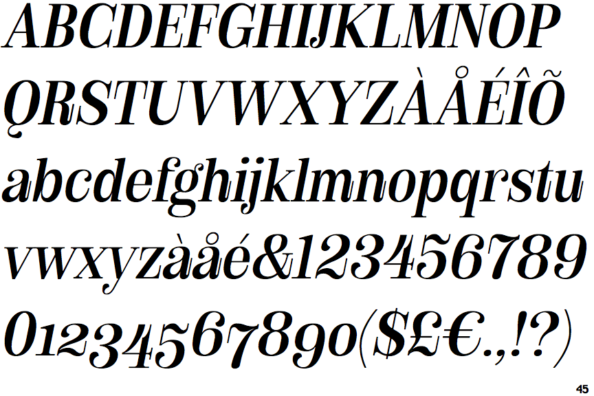 Identifont - Royalis Oblique