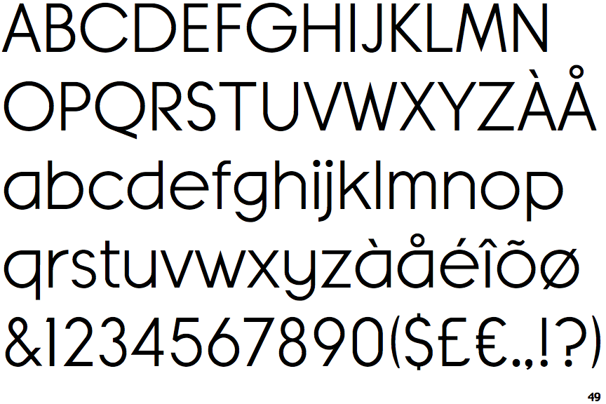 Identifont - Banks & Miles Single Line