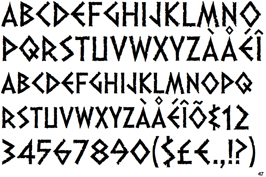 Identifont - Dalek Light