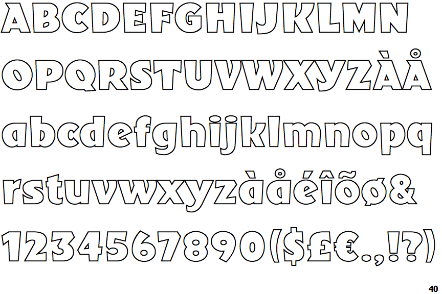 Identifont - McKnight Kauffer Outline