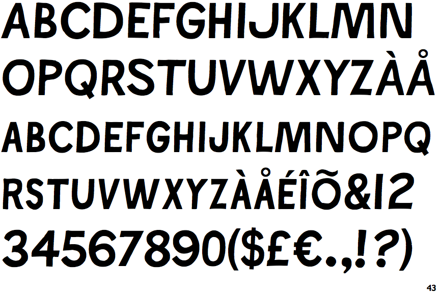 Identifont - Ray Johnson