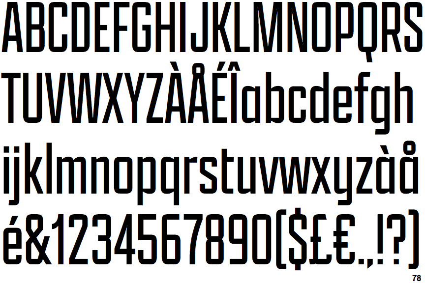 Identifont - Apotek Compressed Extra Light